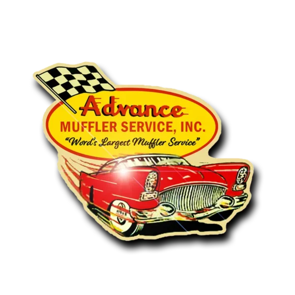 Advanced Muffler - Hot Rod Decals