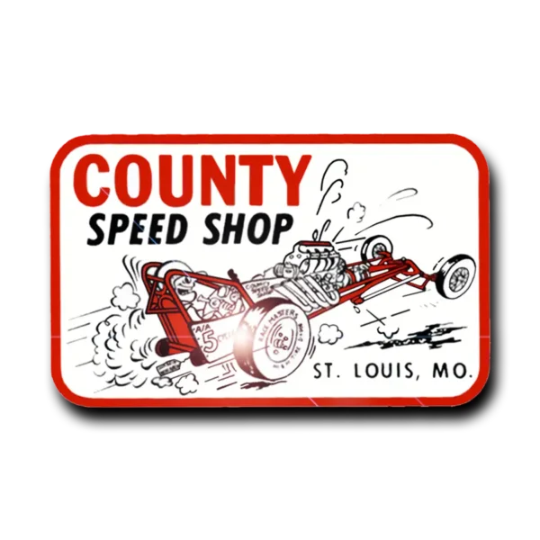 County Speed Shop - Hot Rod Decals