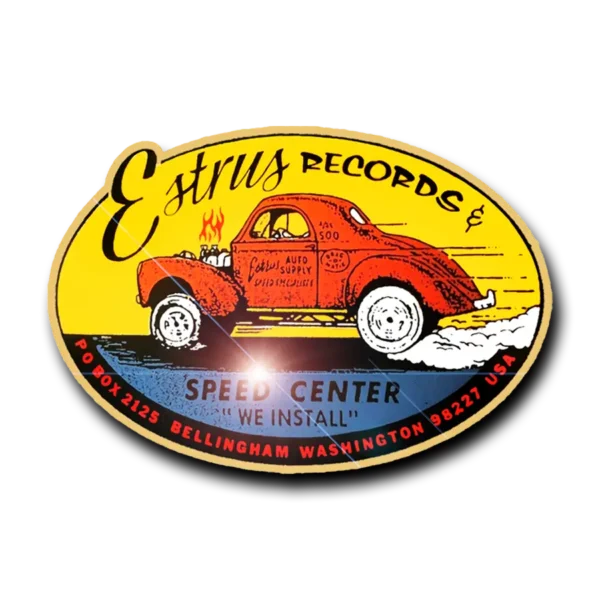 Estrus Records - Hot Rod Decals
