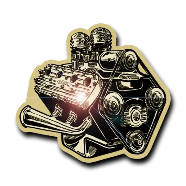 Flathead V8 - Hot Rod Decals