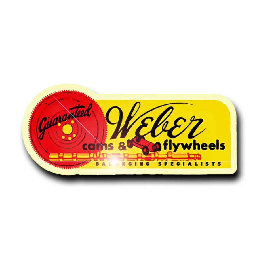 Weber Flywheels - Hot Rod Decals